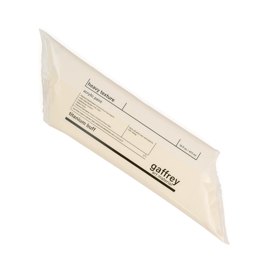 Titanium Buff Heavy Body Texture Acrylic Paint - gaffrey art material ...