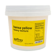 Hansa Yellow Heavy Body Texture Acrylic Paint – gaffrey art material