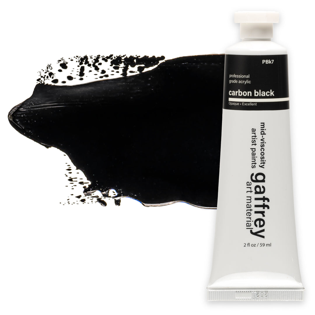 Gaffrey Standard Body Acrylic Paint - Carbon Black – gaffrey art material