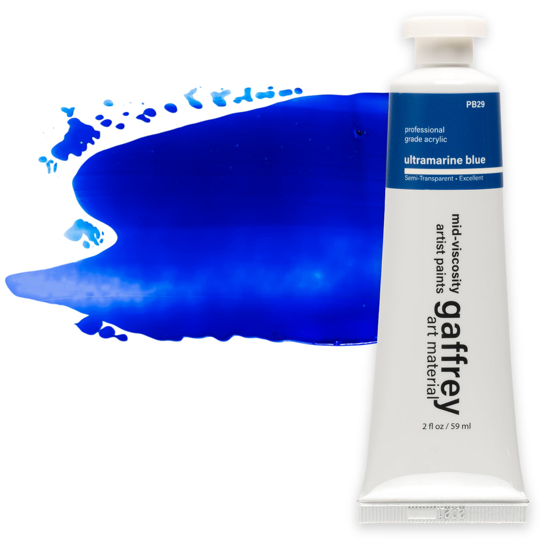 Gaffrey Standard Body Acrylic Paint - Ultramarine Blue – gaffrey art ...