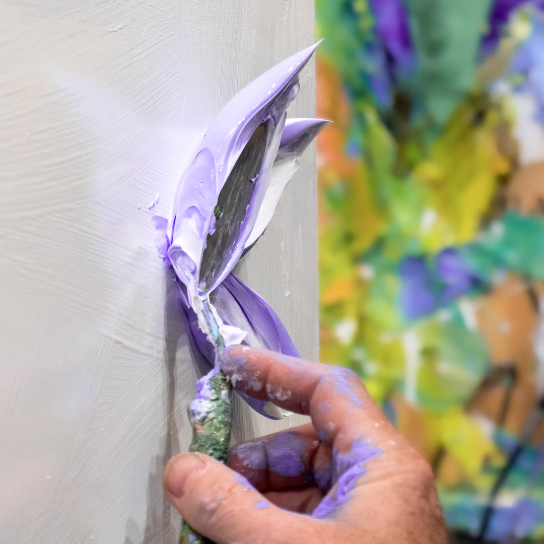 Light Violet Heavy Body Texture Acrylic Paint - gaffrey art material ...